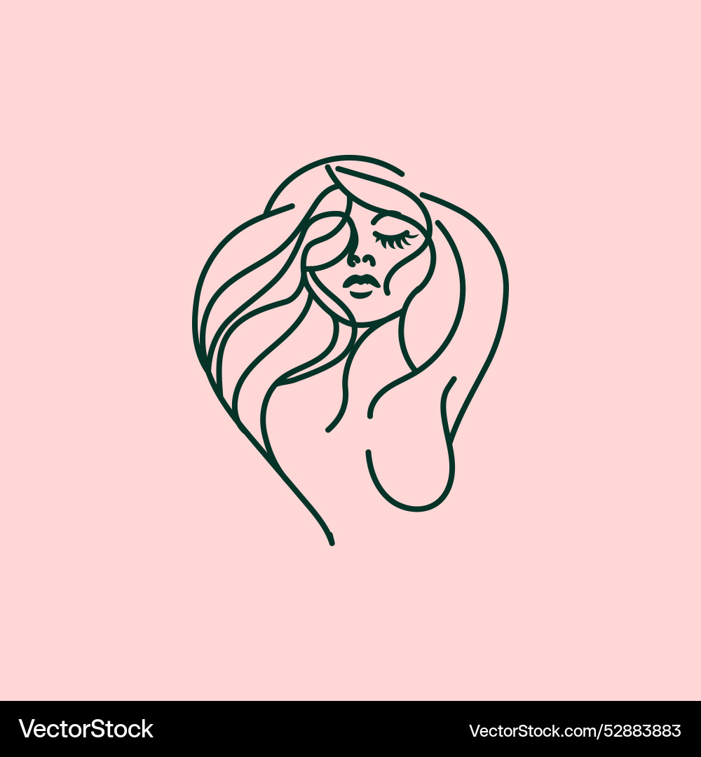 Line drawing captures the subtle details Vector Image