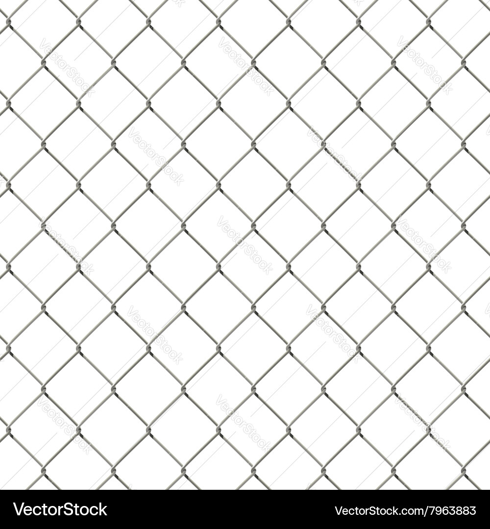 Seamless wire mesh fence Royalty Free Vector Image