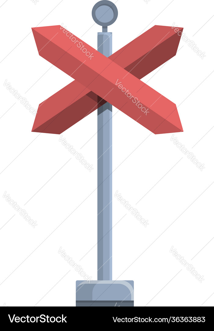 Stop sign in subway icon cartoon style Royalty Free Vector