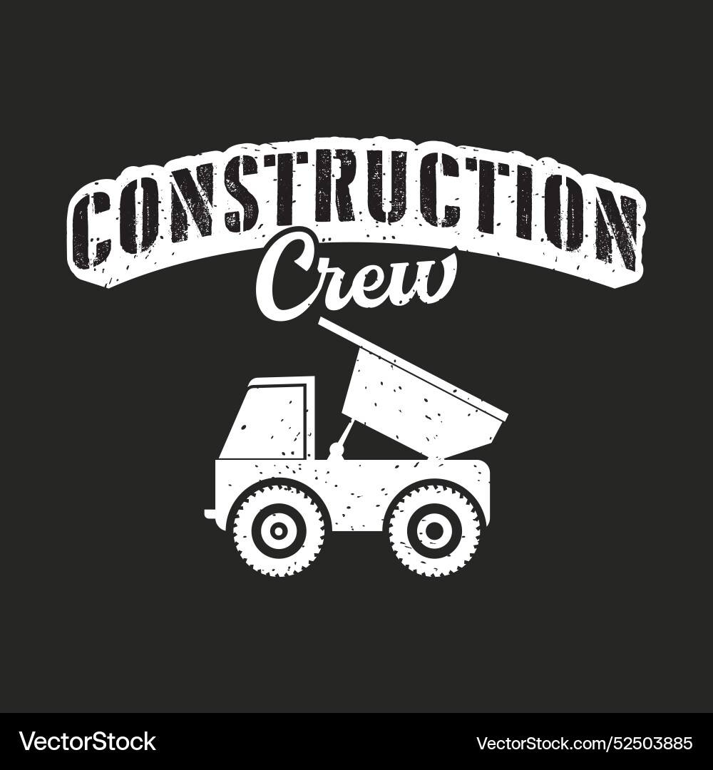 Construction crew design Royalty Free Vector Image