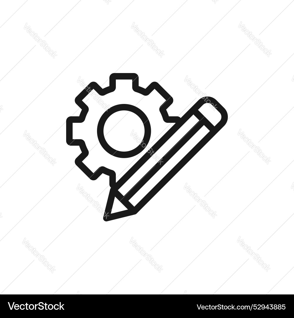 Customize settings icon Royalty Free Vector Image