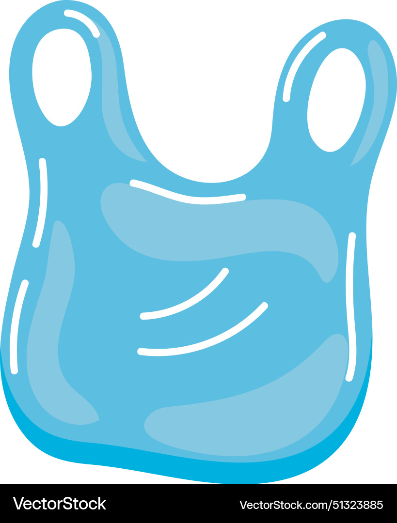 Free plastic bag Royalty Free Vector Image - VectorStock