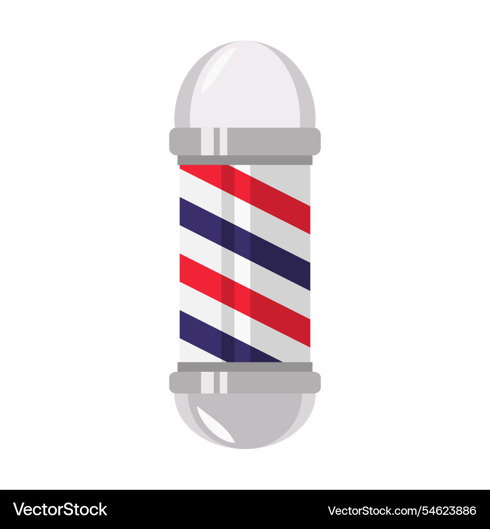 Barber shop pole Royalty Free Vector Image - VectorStock