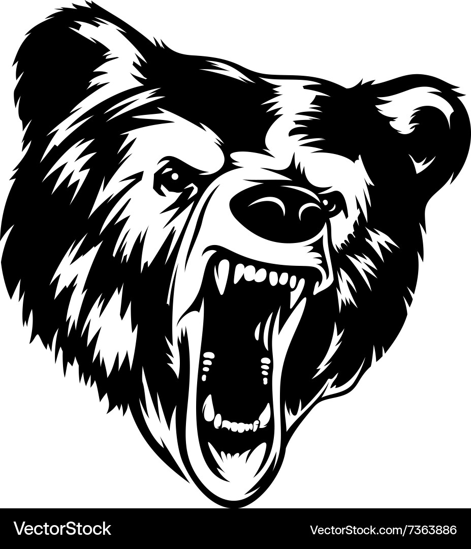 Bear 002 Royalty Free Vector Image - VectorStock