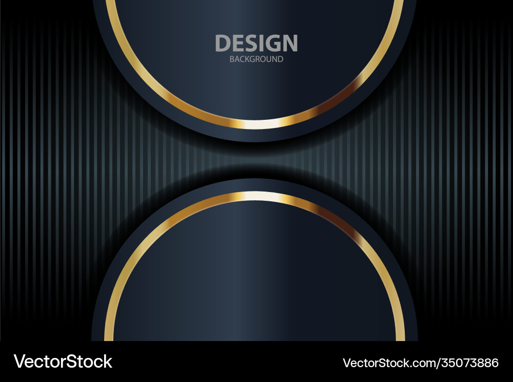 Gold Abstract Banner Background Royalty Free Vector Image