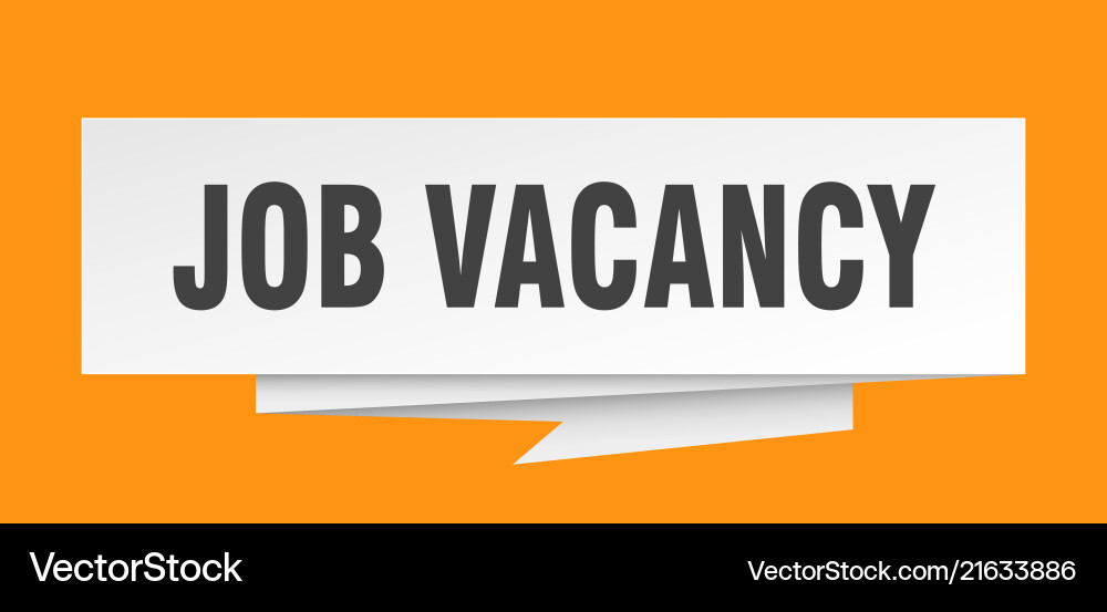 Job vacancy Royalty Free Vector Image - VectorStock