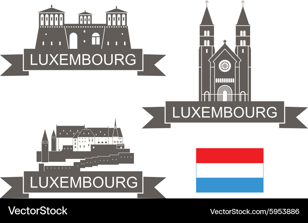 Luxembourg Royalty Free Vector Image - VectorStock