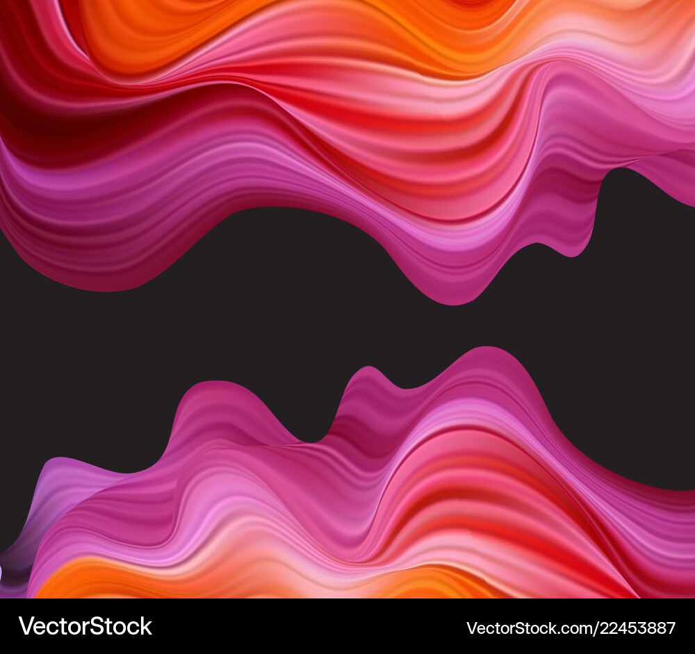 Abstract colorful background color flow Royalty Free Vector