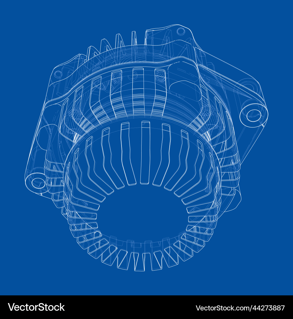 Car generator Royalty Free Vector Image - VectorStock