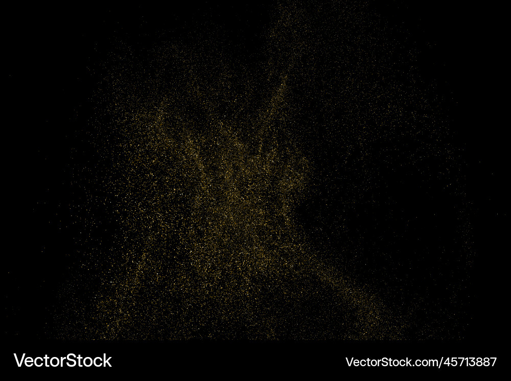 Golden stardust Royalty Free Vector Image - VectorStock