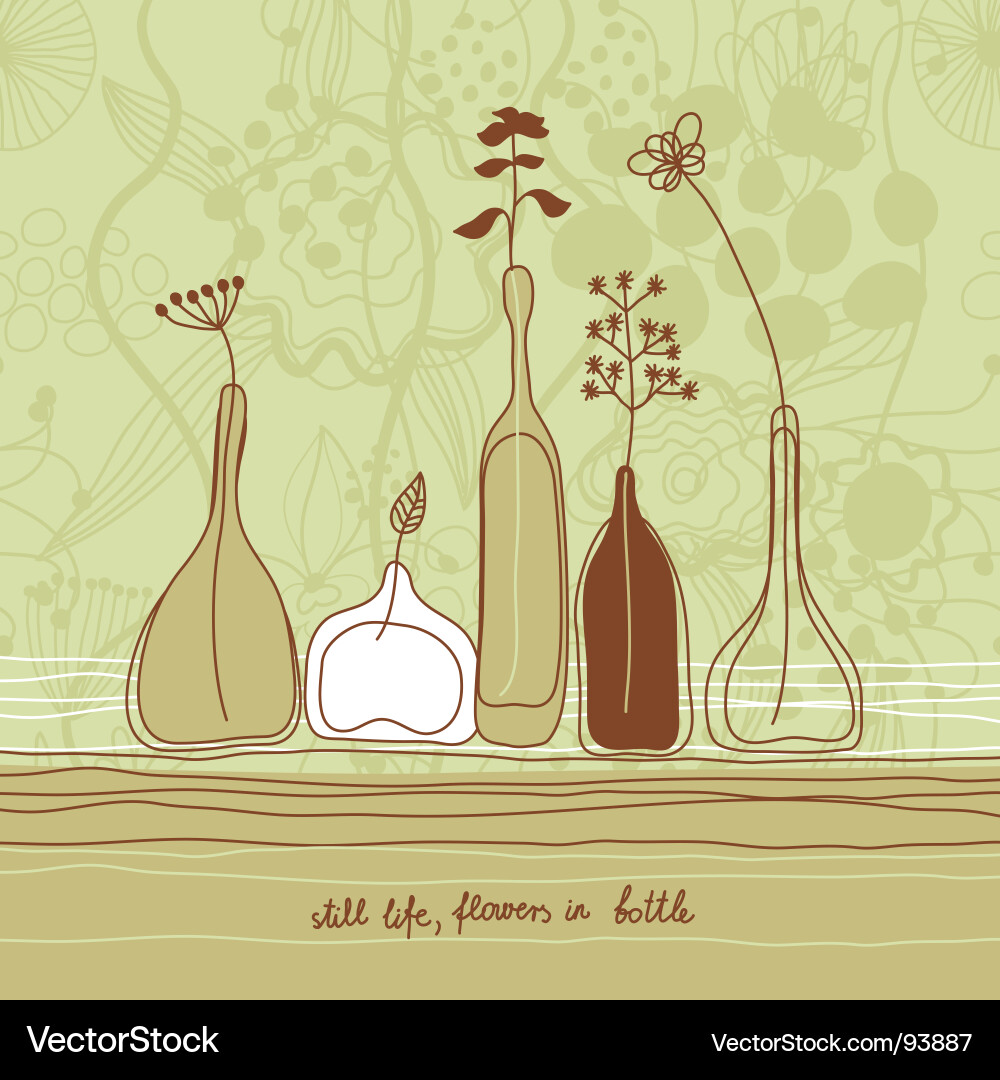 Still life Royalty Free Vector Image - VectorStock