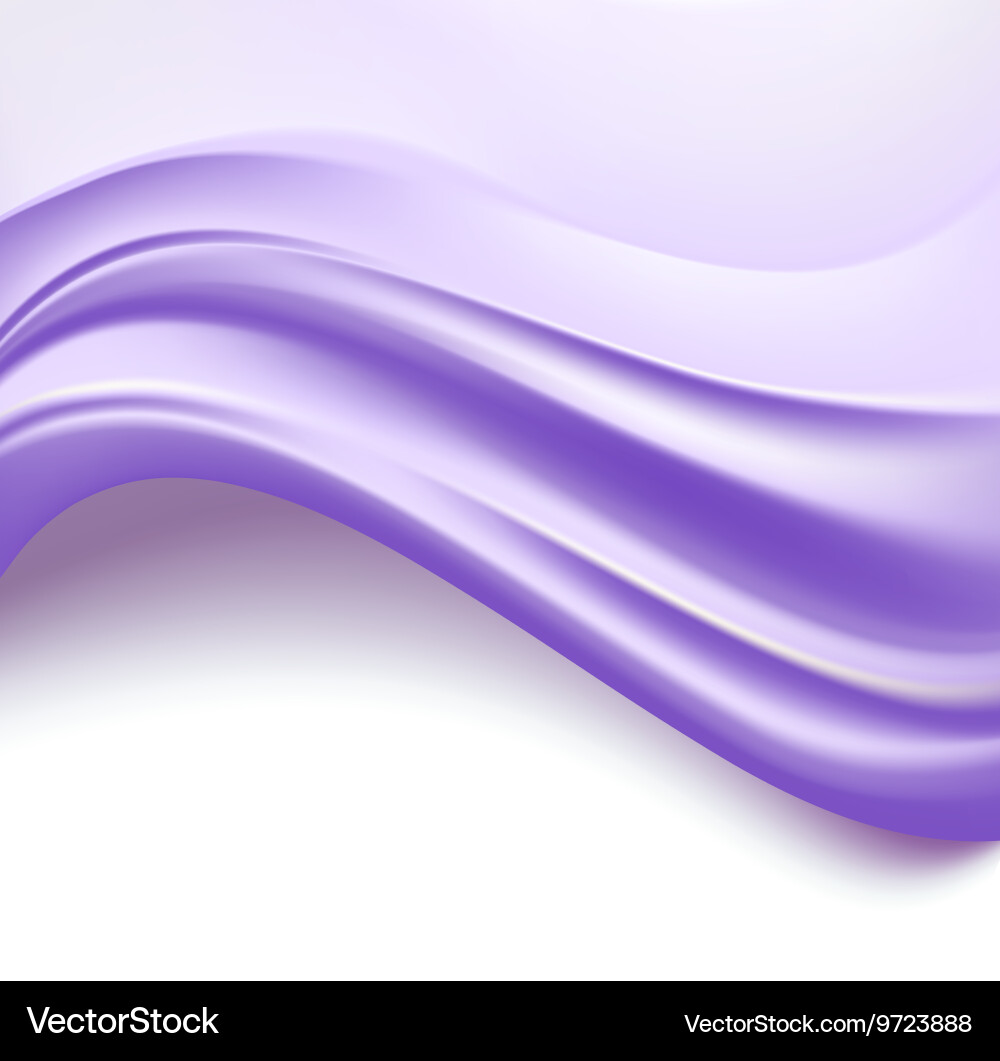 Silky Purple Waves Royalty Free Vector Image - VectorStock