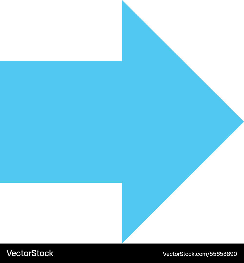 Arrow flat web icon concept Royalty Free Vector Image