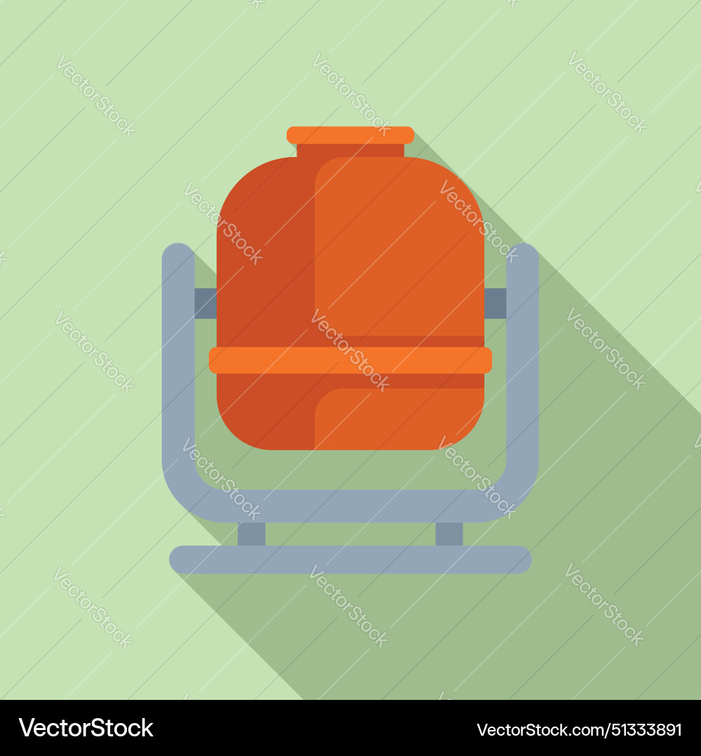 Flat design propane gas tank icon Royalty Free Vector Image