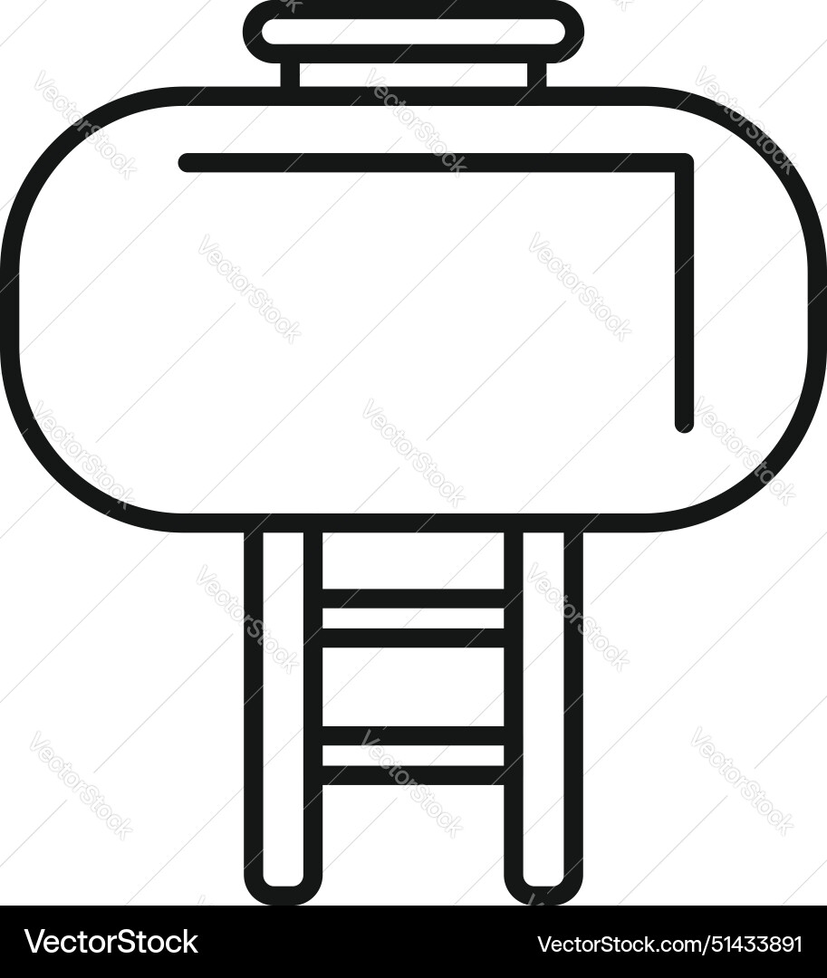Of a water tank Royalty Free Vector Image - VectorStock