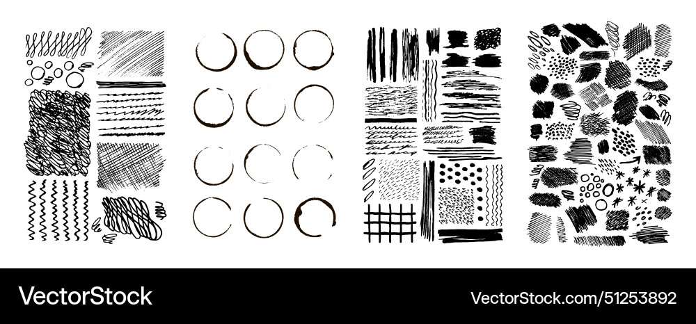 Big collection of grunge elements Royalty Free Vector Image