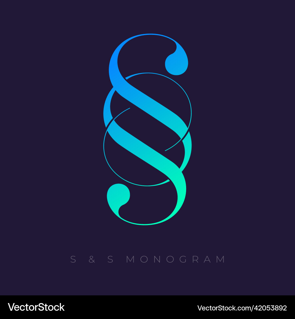 Blue Double S Logo