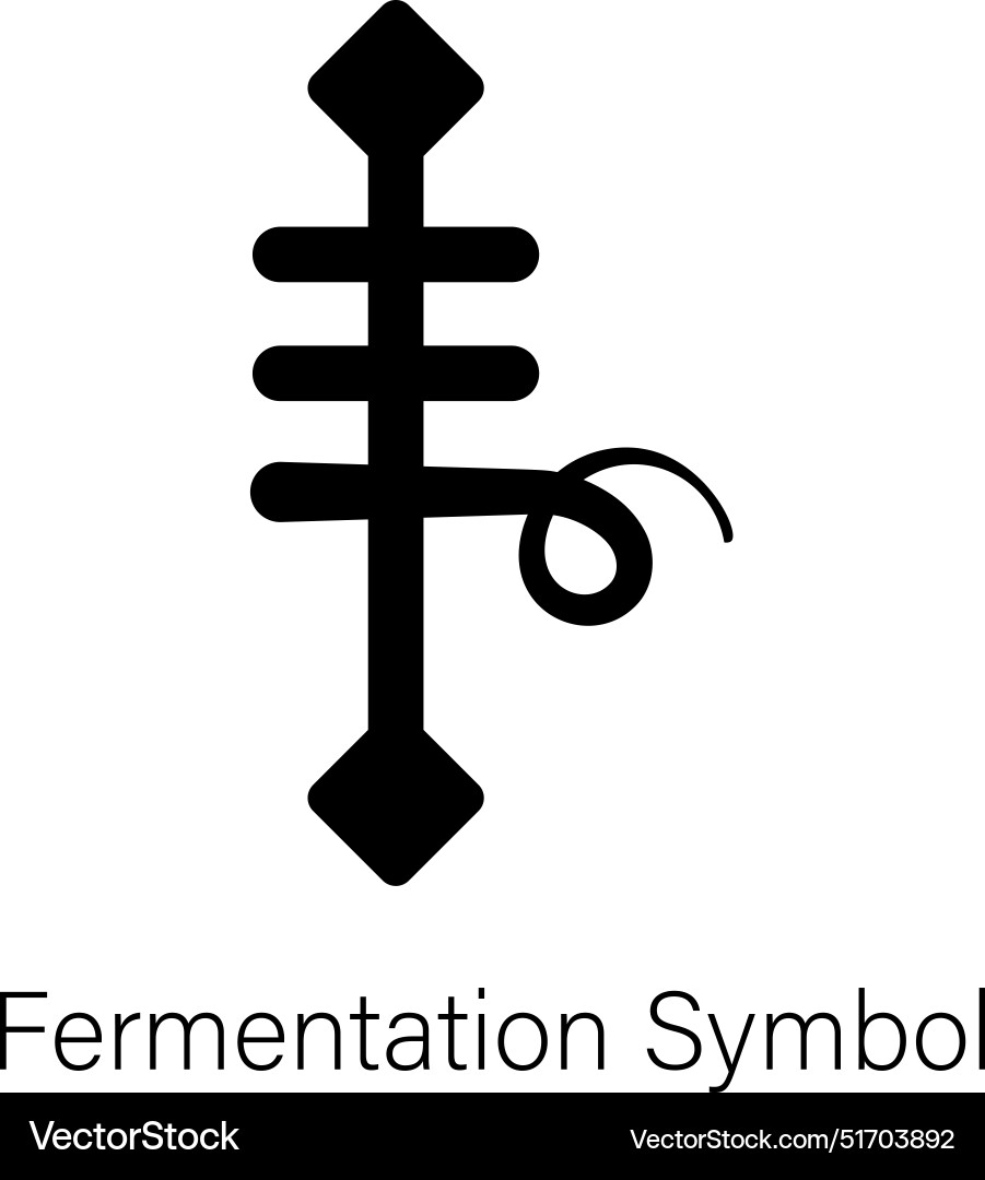 Fermentation symbol Royalty Free Vector Image - VectorStock