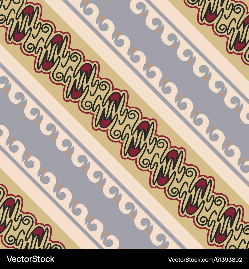 Traditional pattern batik texture indonesia Vector Image