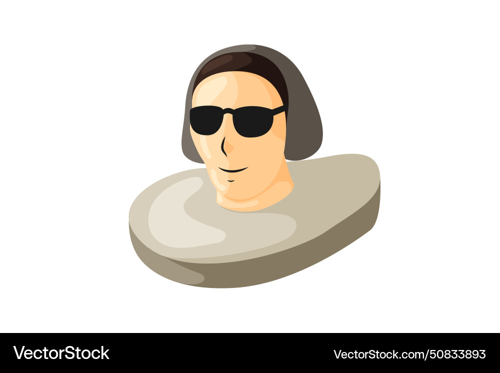 Funny and weird sticker design Royalty Free Vector Image
