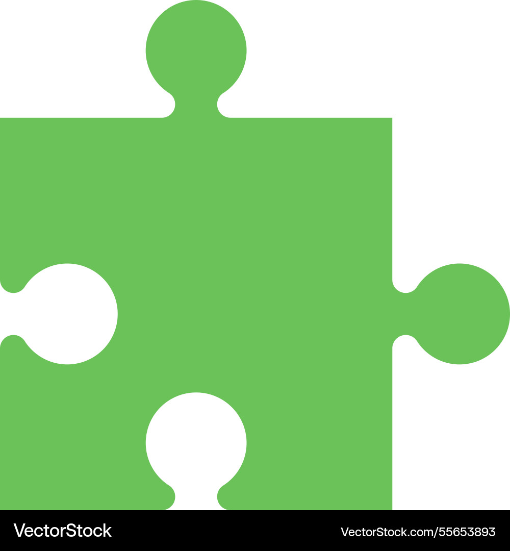 Solution Flat Web Icon Royalty Free Vector Image