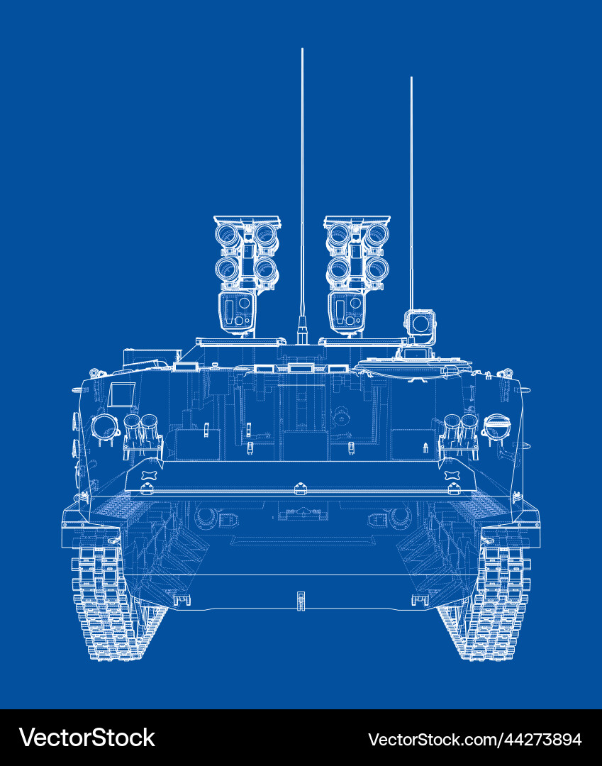 Anti-tank armored car Royalty Free Vector Image