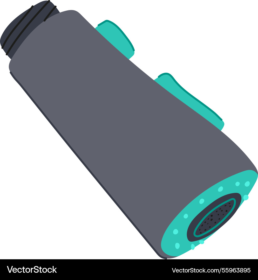 Save faucet aerator cartoon Royalty Free Vector Image