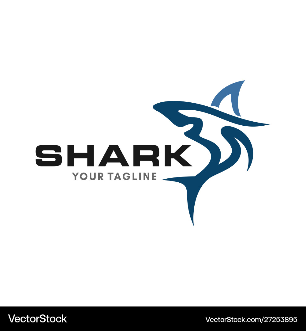 Shark logo images stock Royalty Free Vector Image