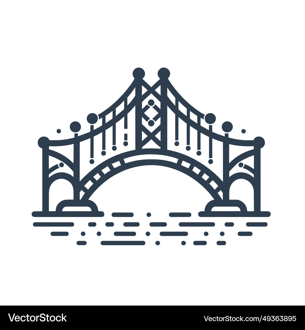 Tech solutions filled colorful logo Royalty Free Vector