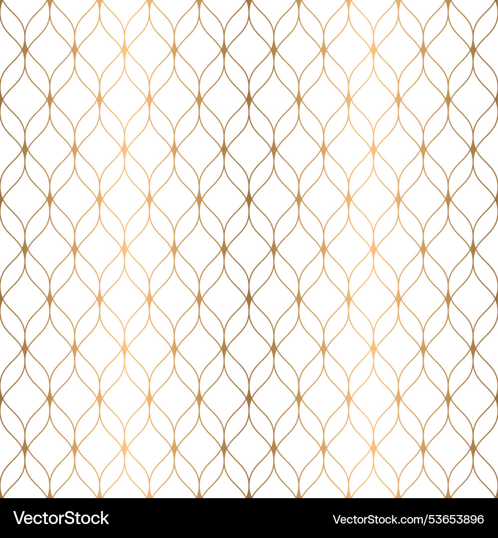 Luxury ornamental seamless ogee pattern Royalty Free Vector