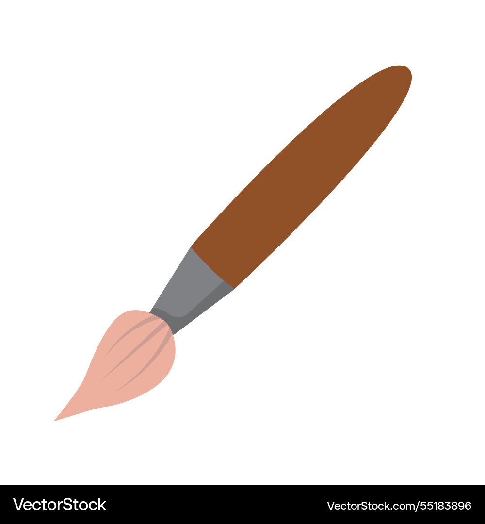 Paint brush clip art Royalty Free Vector Image