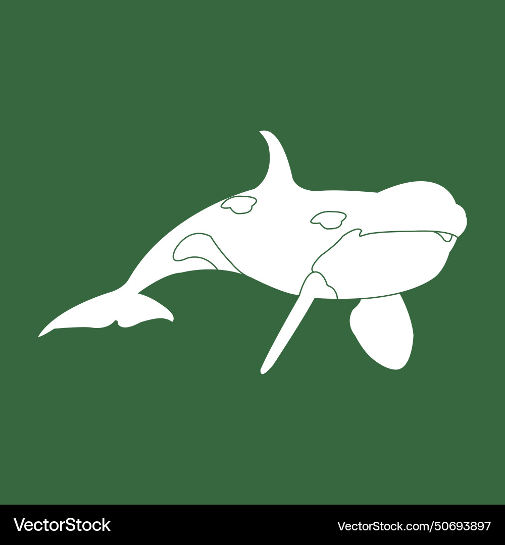 Whale icon Royalty Free Vector Image - VectorStock