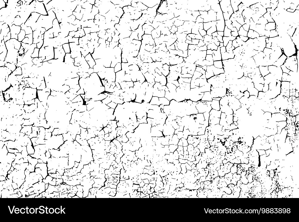 Cracked concrete wall Royalty Free Vector Image