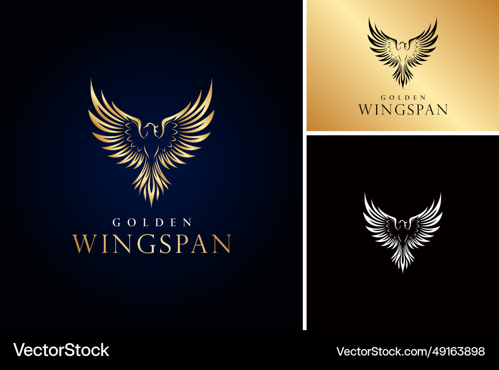 Golden eagle phoenix fenix bird wingspan wing logo