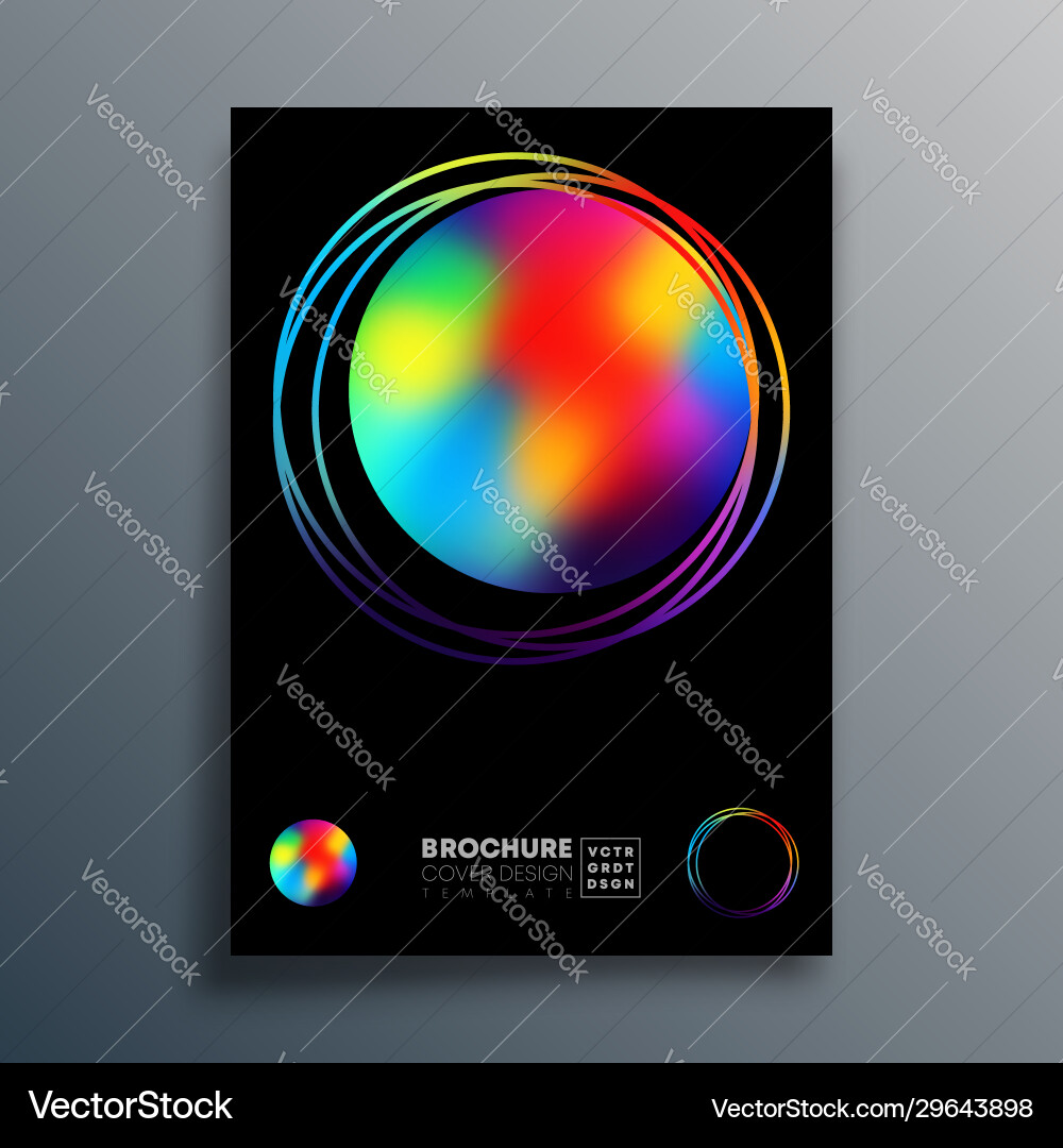 Gradient background design for poster wallpaper Vector Image