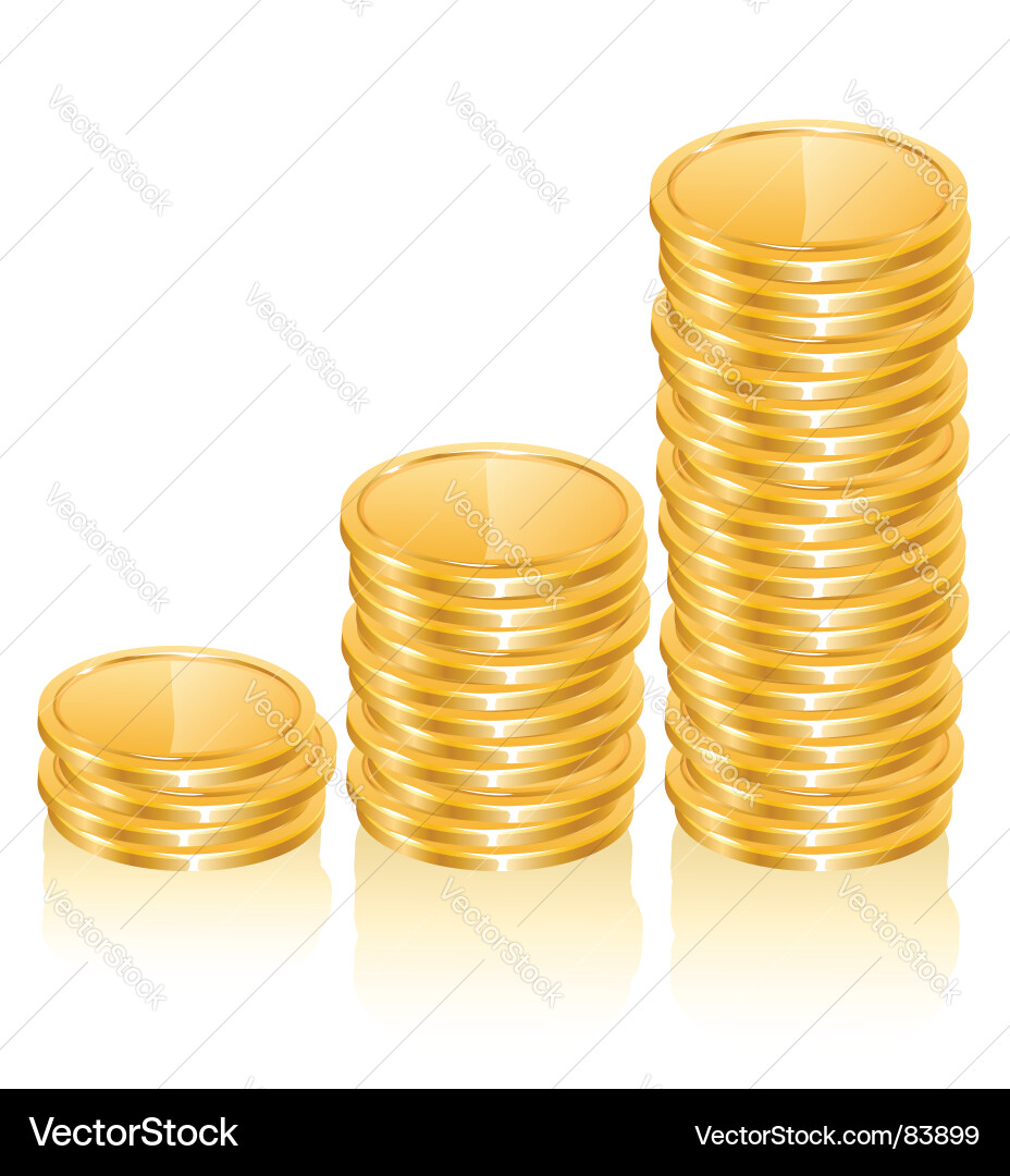 Gold Coin Stack Vector Images (over 21,000)