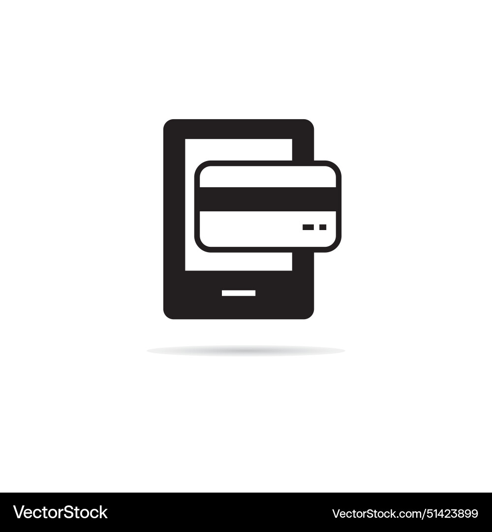 Mobile payment icon Royalty Free Vector Image - VectorStock