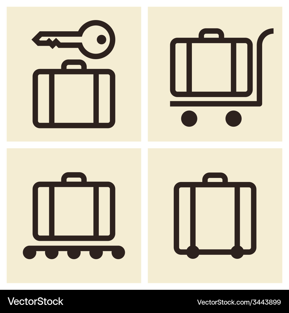Travel icons set Royalty Free Vector Image - VectorStock