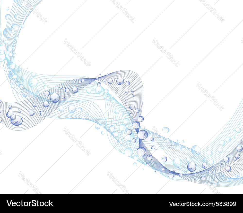 Water background Royalty Free Vector Image - VectorStock