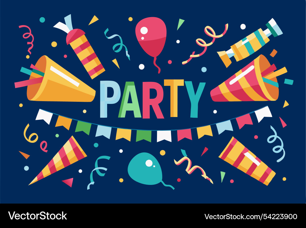 Hand drawn carnival elements collection Royalty Free Vector