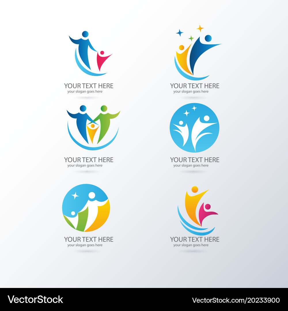 Logos collection Royalty Free Vector Image - VectorStock