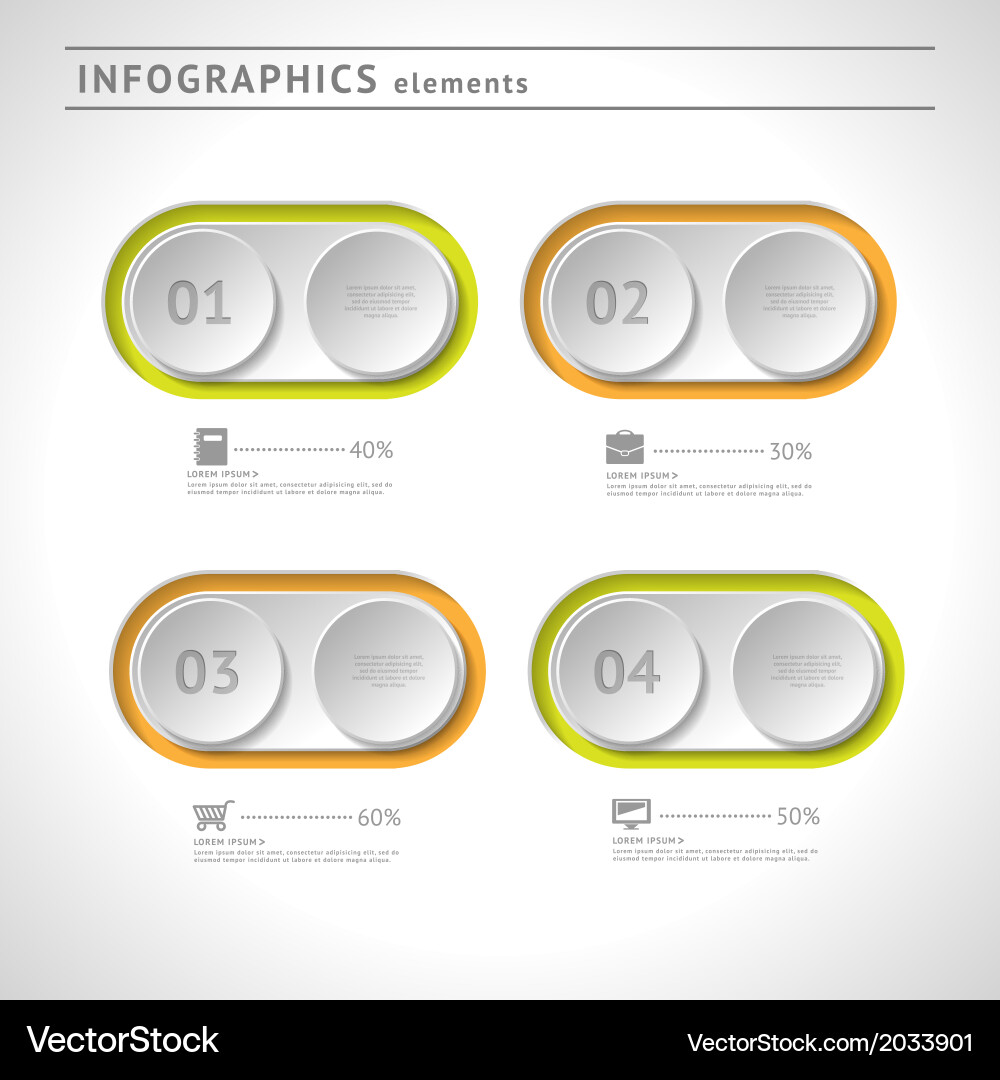 Modern design template Royalty Free Vector Image
