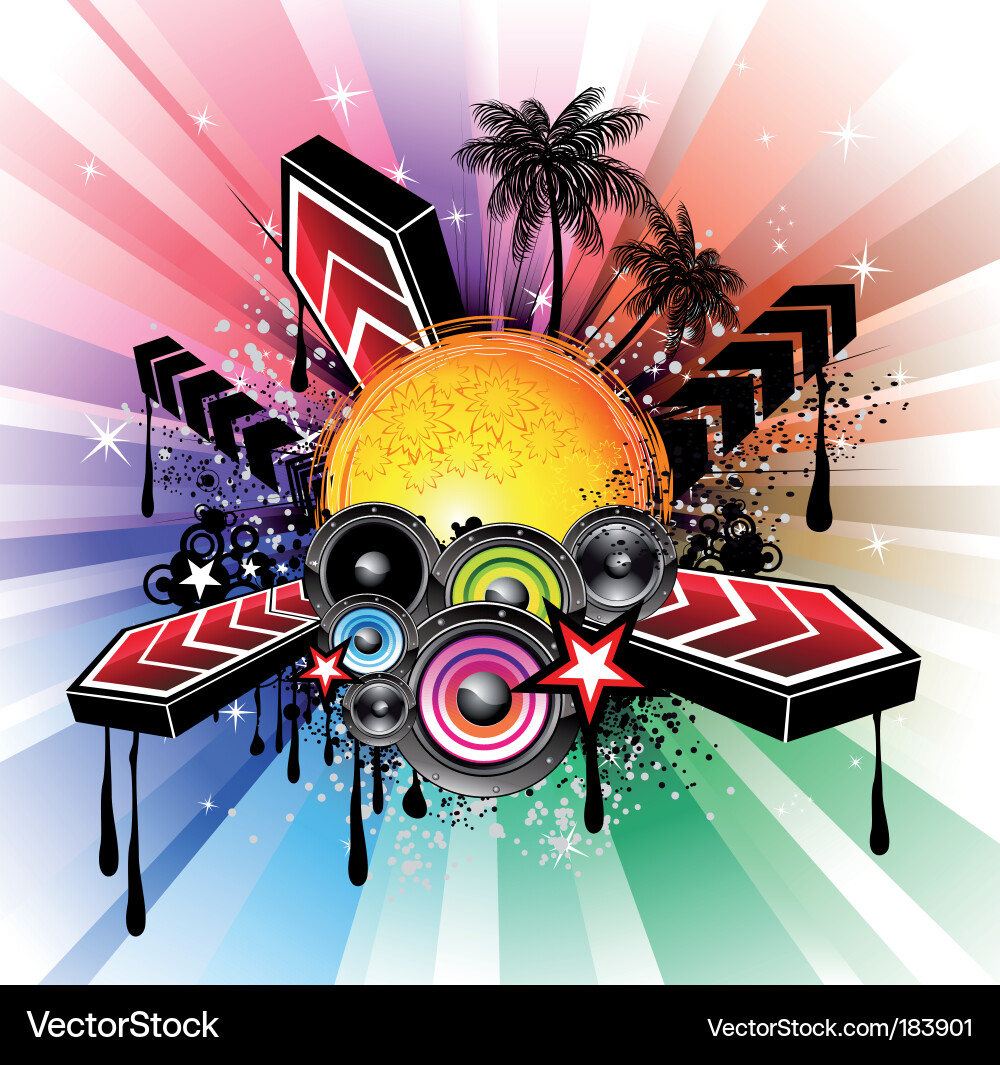 Musical event background Royalty Free Vector Image