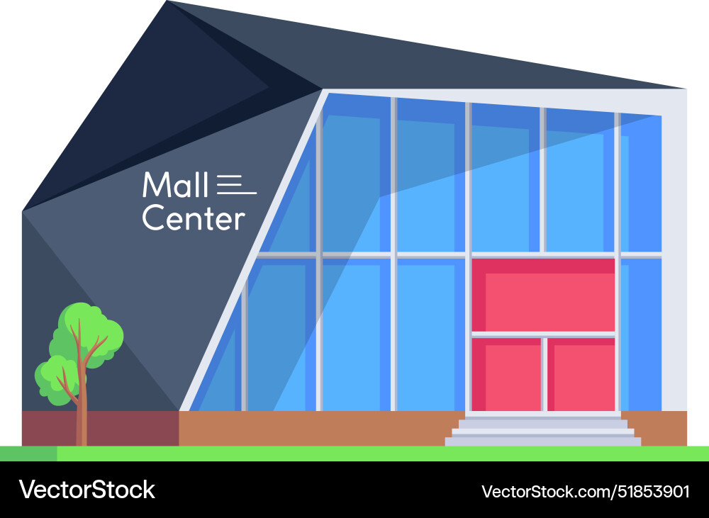 Webready to use isometric icon of mall center Vector Image