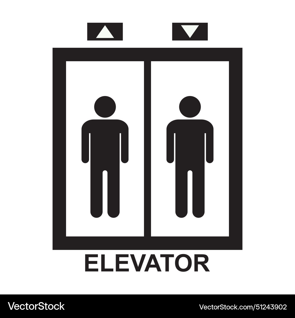 Lift icon Royalty Free Vector Image - VectorStock