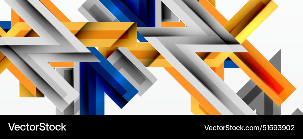 Line zig zag dynamic geometric abstract background