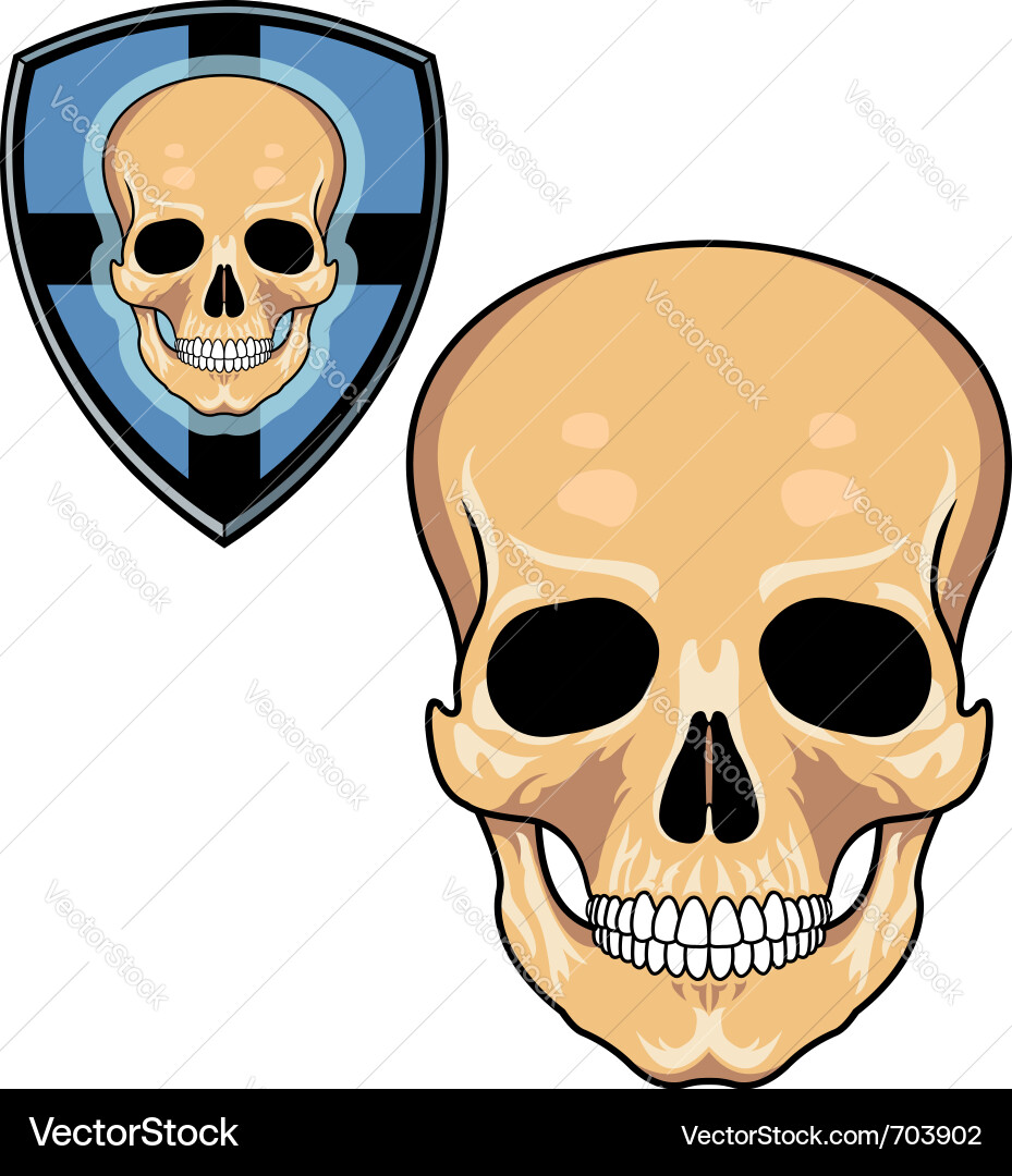 Skull Royalty Free Vector Image - VectorStock