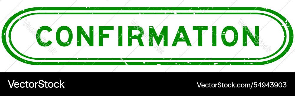 Grunge black confirmation word rubber seal stamp Vector Image
