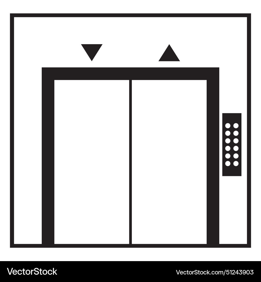 Lift icon Royalty Free Vector Image - VectorStock