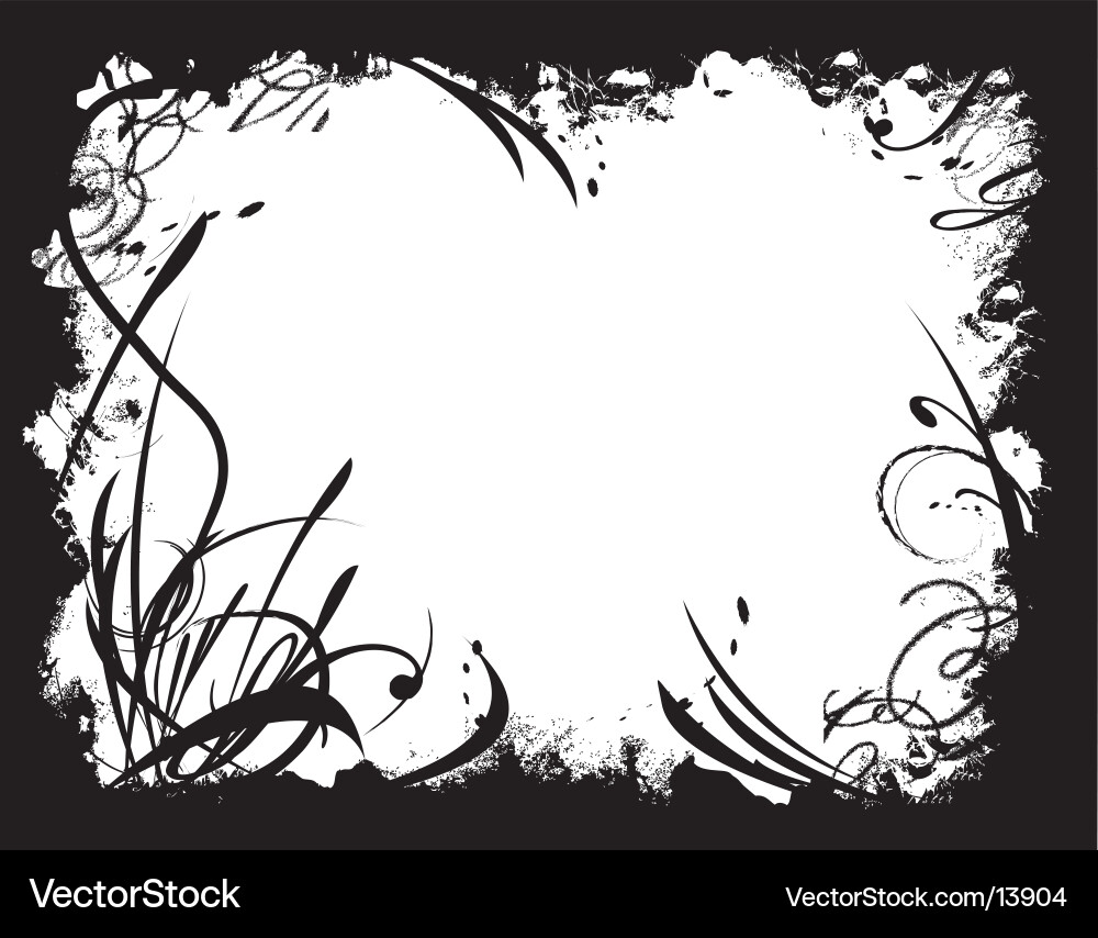 Grunge frame Royalty Free Vector Image - VectorStock